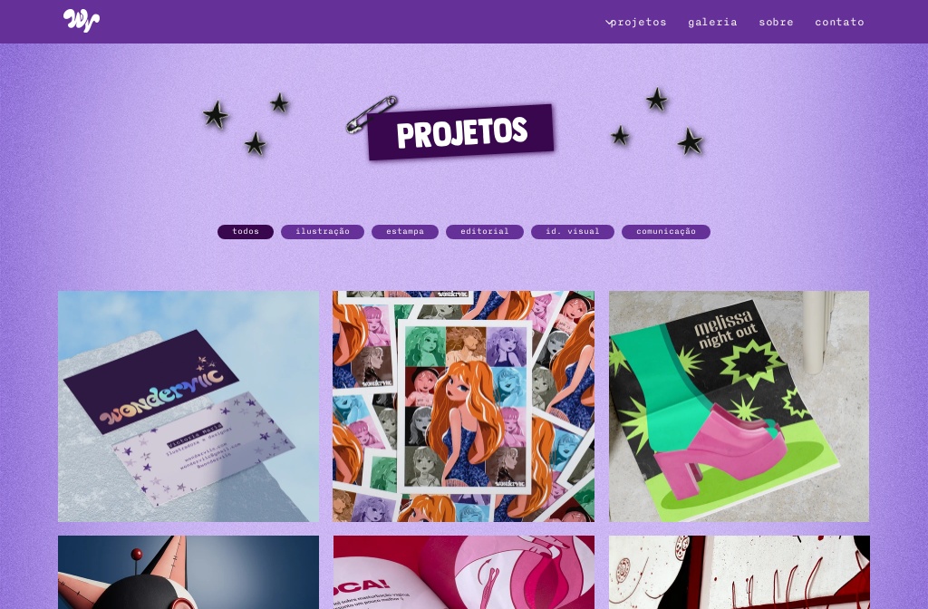 Wonderviic Portfolio — projetos