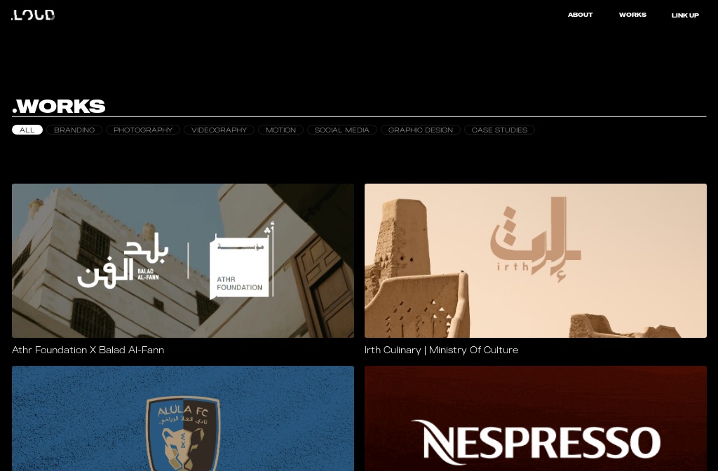 LOUD Creative Firm — WORKS