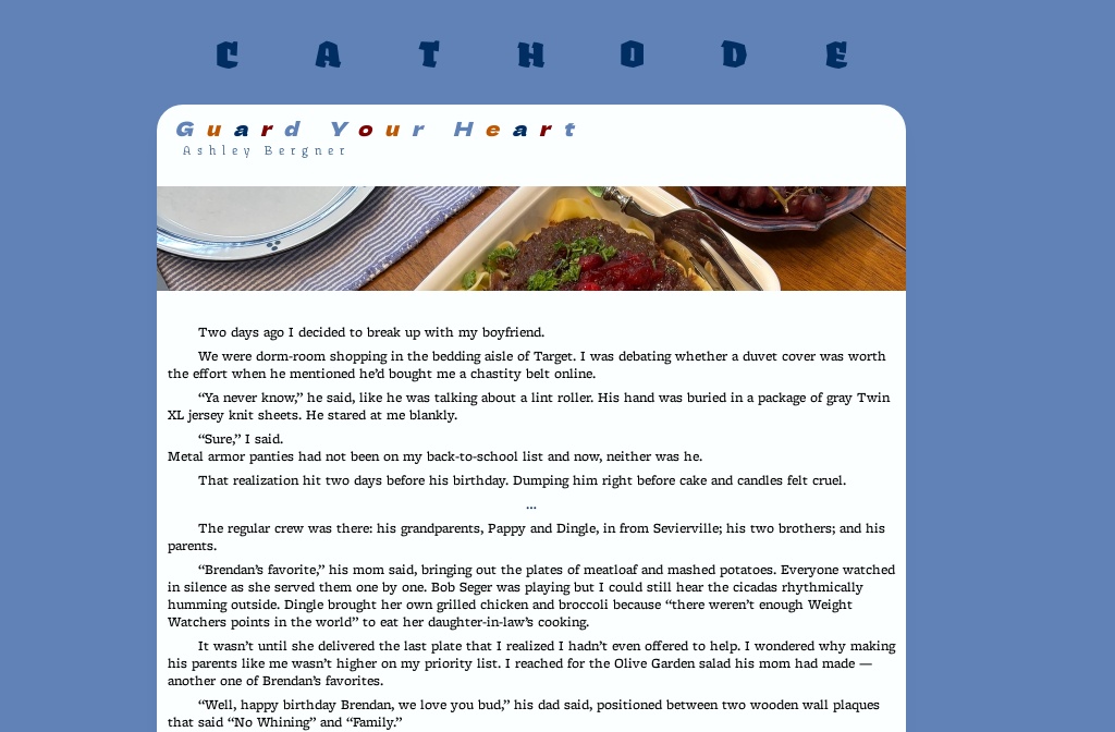 Cathode — Ashley - Guard ur
