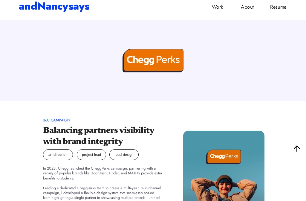 Nancy Qian | Design Portfolio 2025 — 360 Campaign