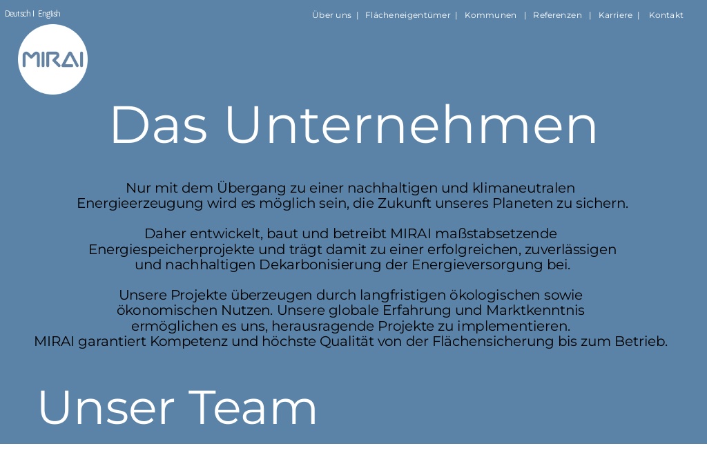 Mirai Power DE — Team