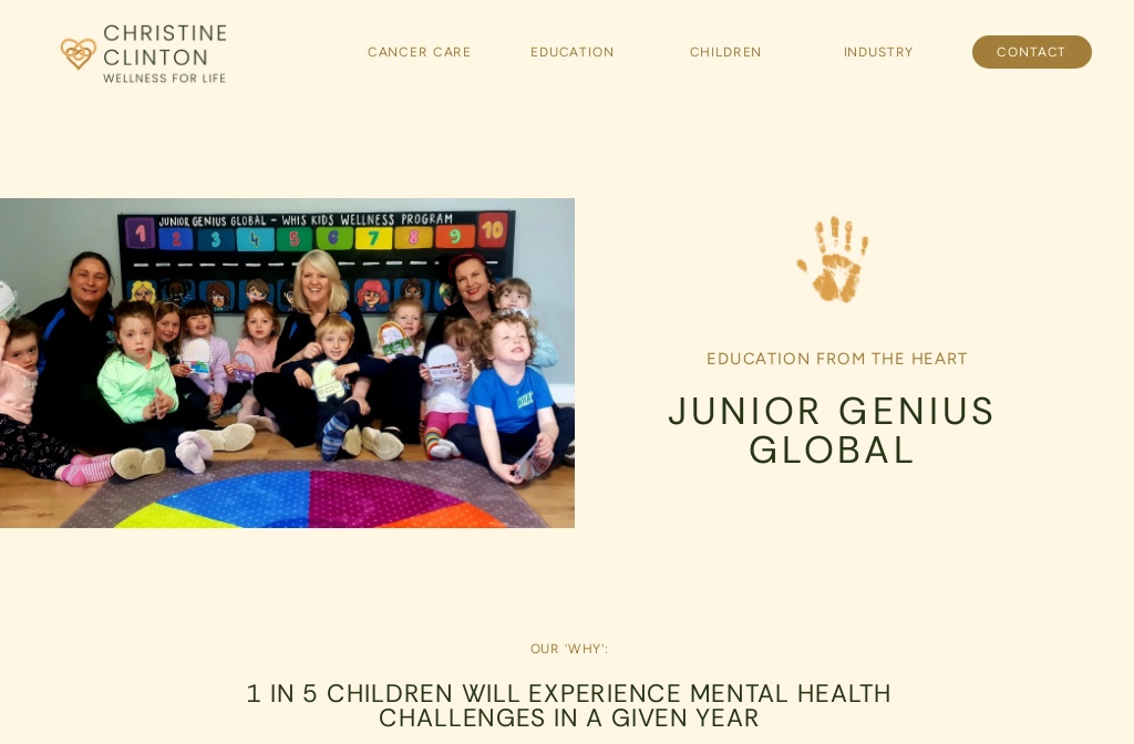 CHRISTINE CLINTON — JUNIOR GENIUS