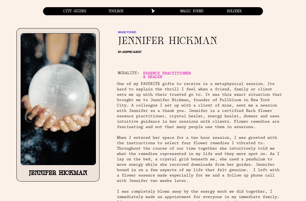 Finding Your Magic — Jennifer Hickman