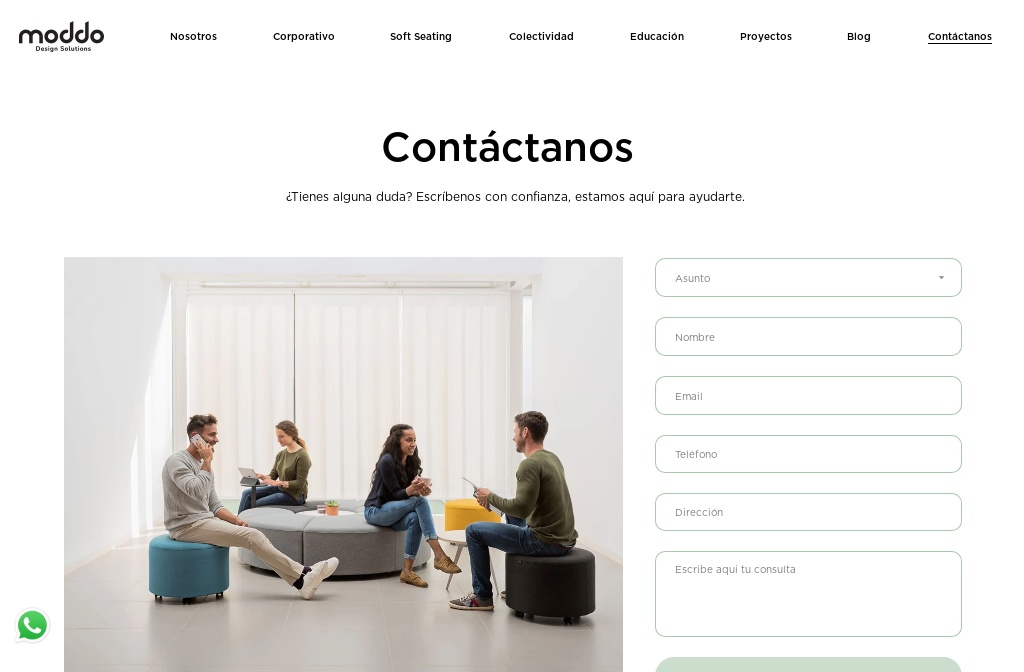 Moddo Design Solutions — Contactanos