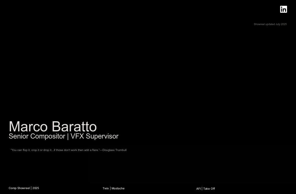 Marco Baratto | VFX