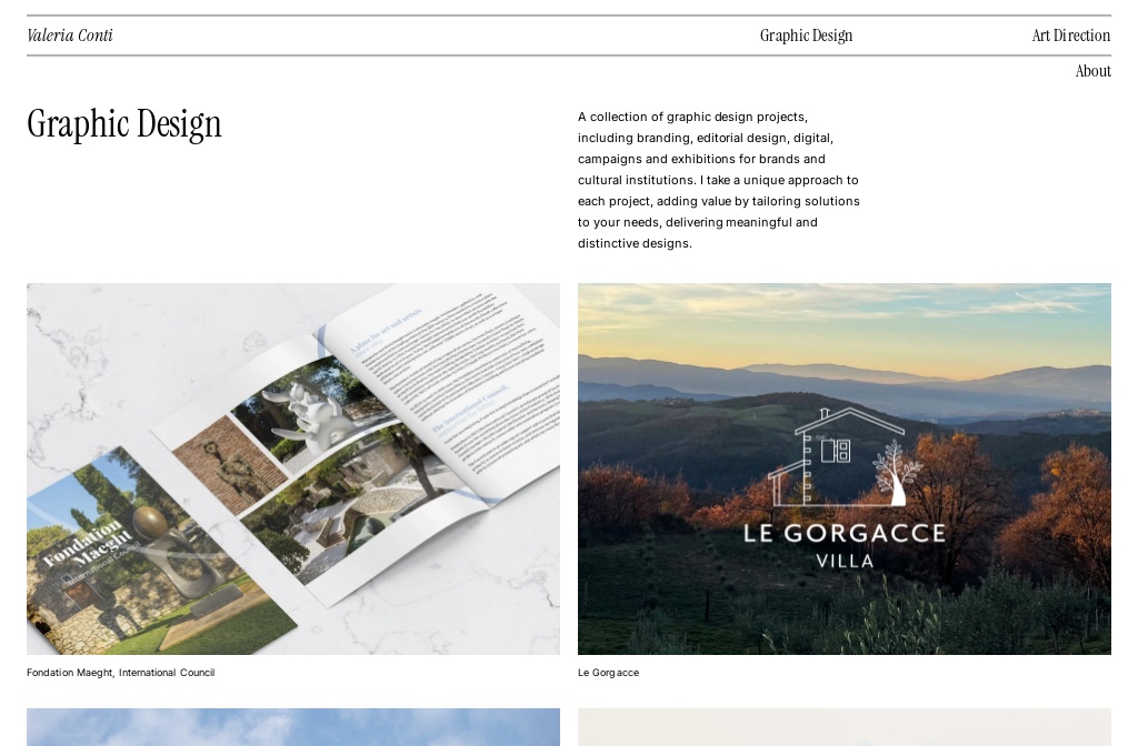 Valeria Conti - Graphic Design and Art Direction — Graphic Design
