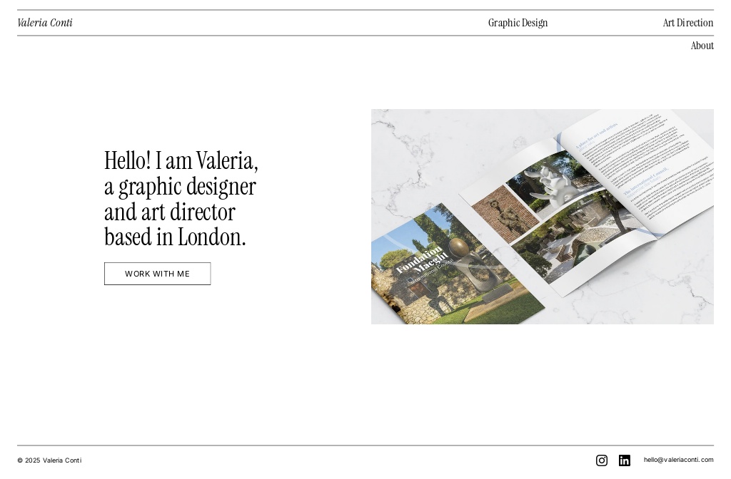 Valeria Conti - Graphic Design and Art Direction