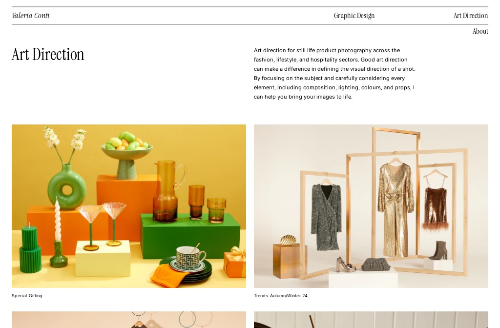 Valeria Conti - Graphic Design and Art Direction — Art Direction