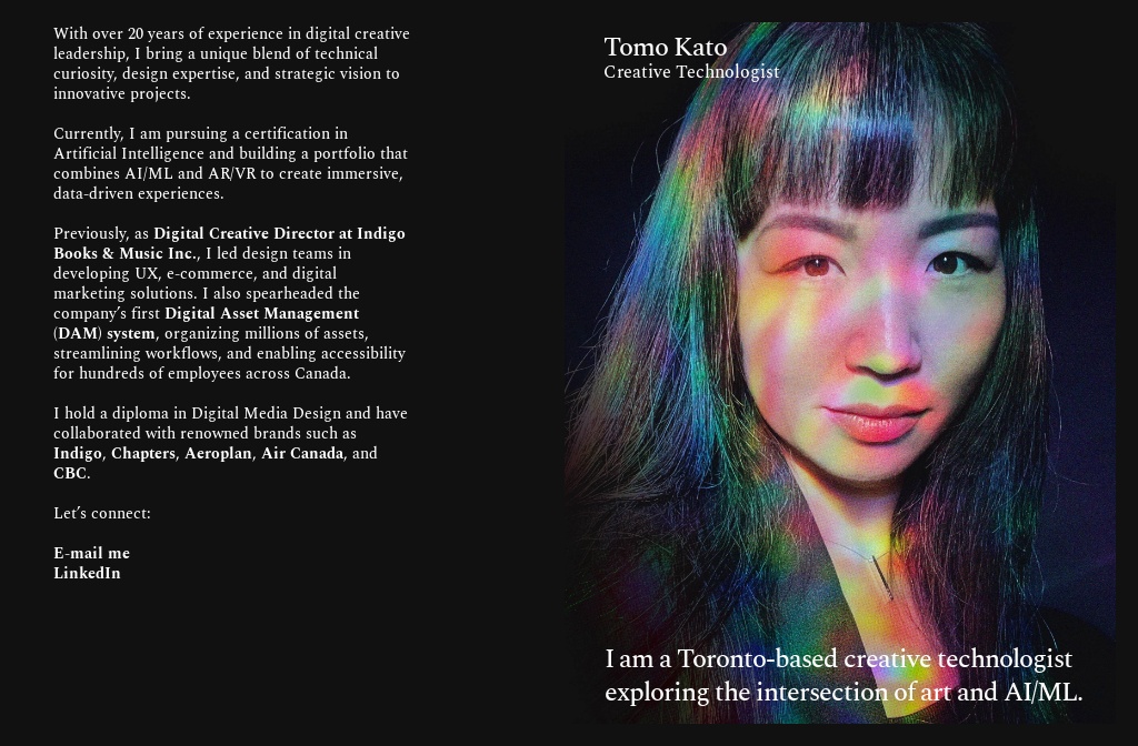 Tomo Kato | Creative Technologist