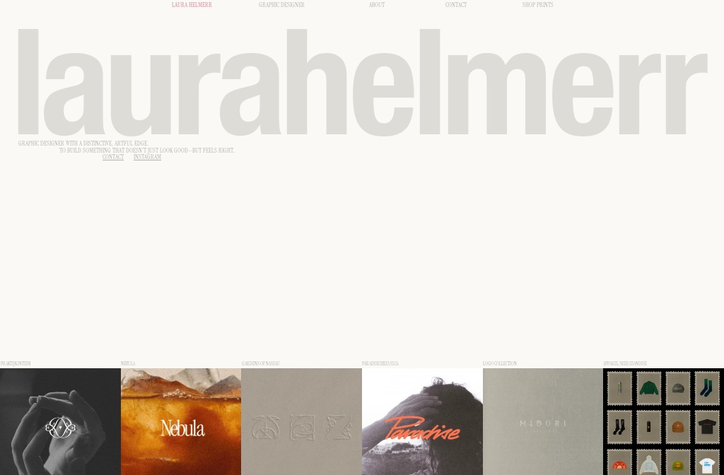 Laura Helmer | Intuitive Graphic Designer.