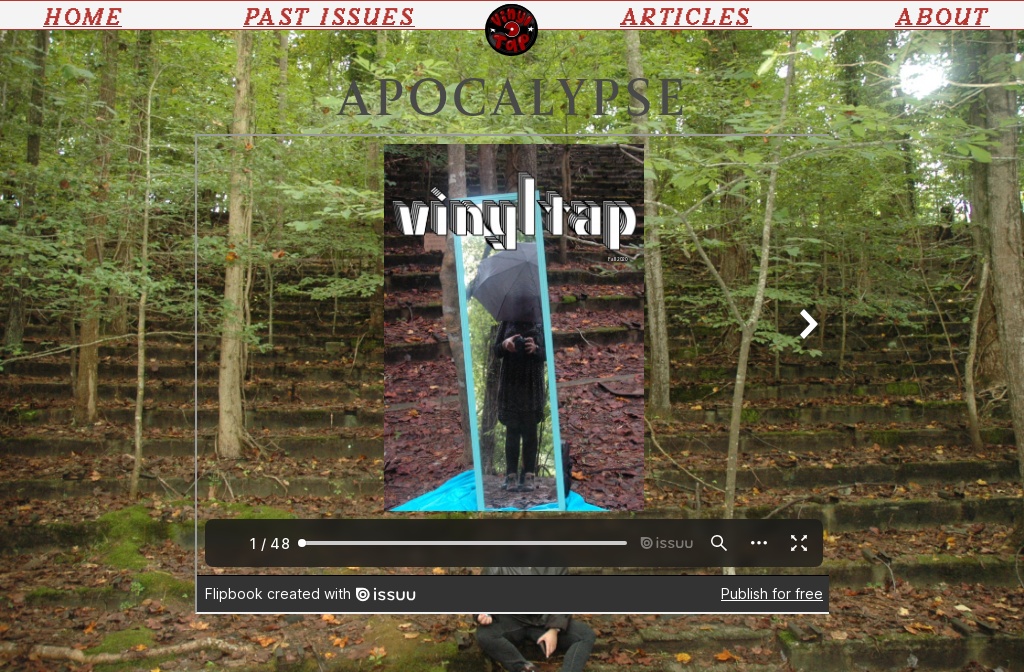 Vinyl Tap Magazine — Apocalypse Issue