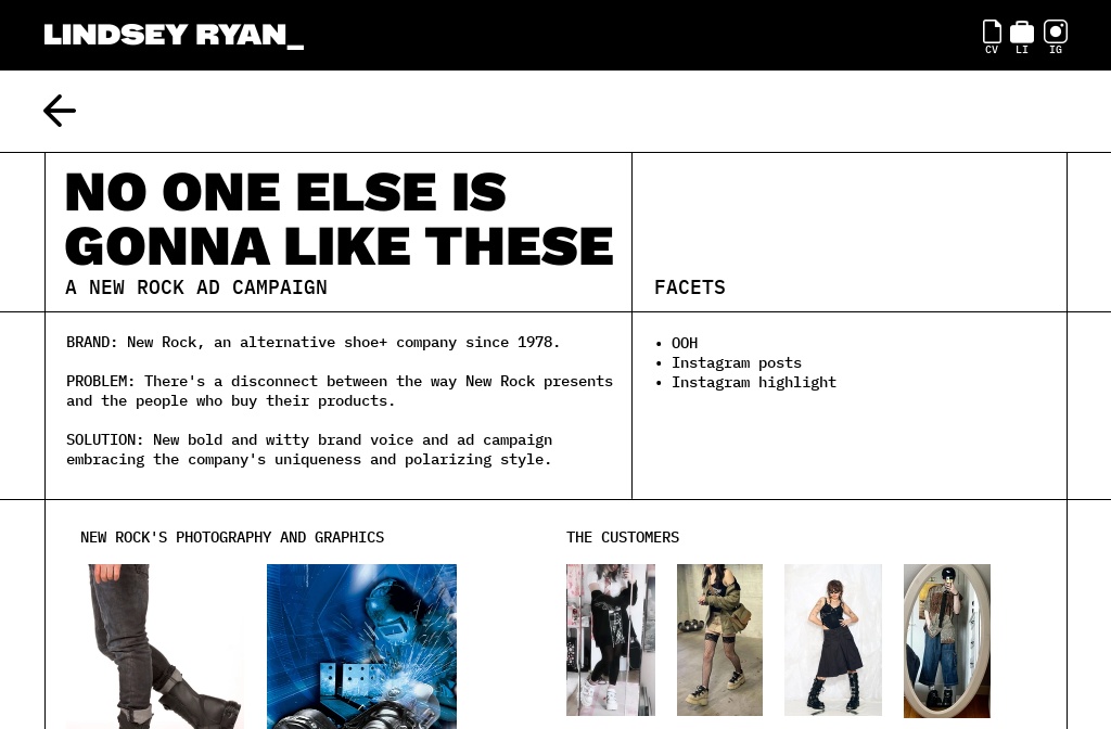My Work! — New Rock Ad Campaign